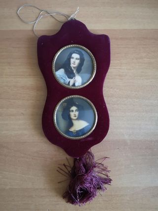 portafoto con 2 cornici tonde