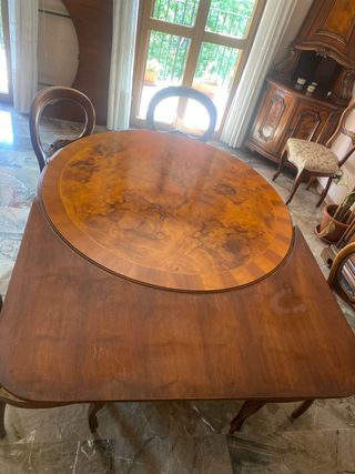 Tavolo rotondo con prolunghe