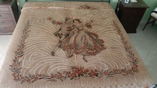 Coperta antica di velluto