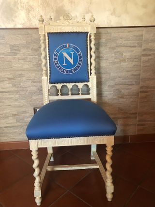 sedia Napoli campione D’Italia