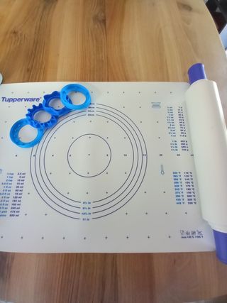 Tupperware Mattarello Merlino più set per torte e