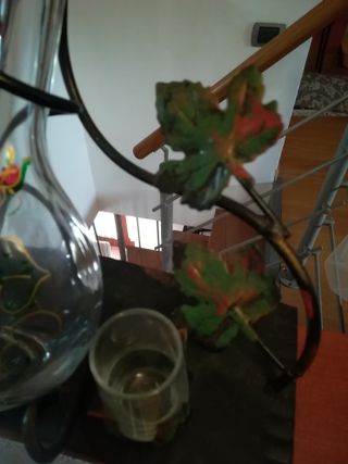 Porta bottiglie ferro battuto