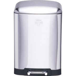 Pattumiera a Pedale Acciaio Inox 12L Cesto Rimovib