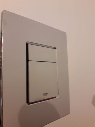 placca comando grohe scarico wc nuova cromata