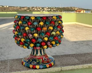 Ceramica di Caltagirone "Porta Piante"
