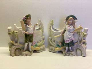 Figure vintage porcellana biscuit