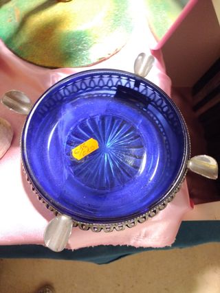 posacenere silver e vetro