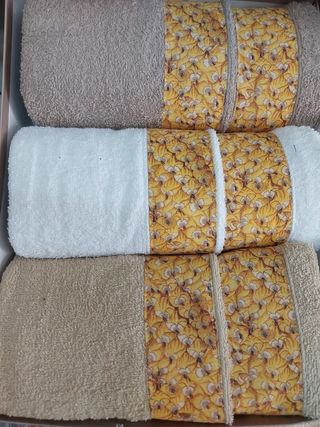 Asciugamani 6 pezzi 3 + 3