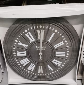 Orologio da parete grande  grigio