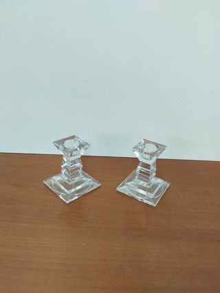 Bellissima coppia di bugie portacandele