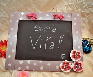 Lavagna a puà in legno