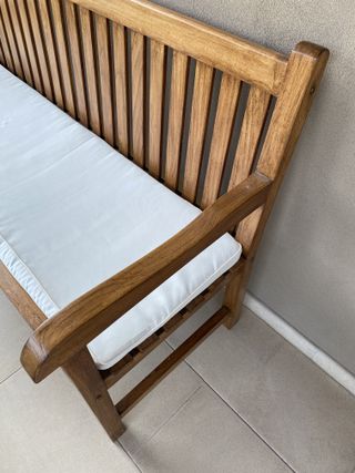 Panchina da giardino in teak | 3 posti