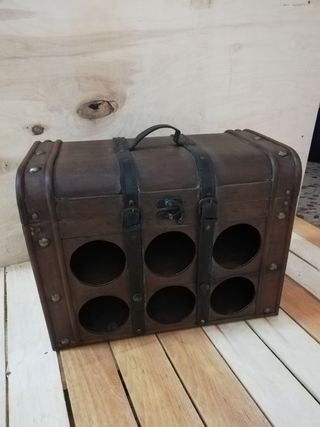 Bauletto porta bottiglie sei posti