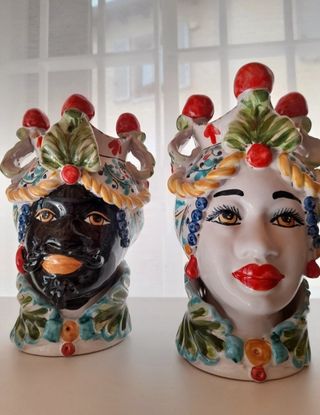 Coppia di Teste di moro
