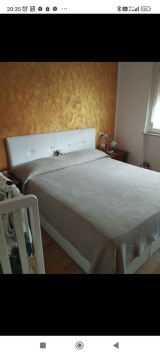 Letto contenitore in ecopelle