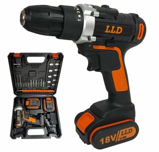 Trapano avvitatore doppia batteria a litio 18V