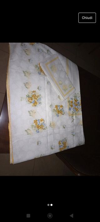 tovaglia da 12 + tovaglioli