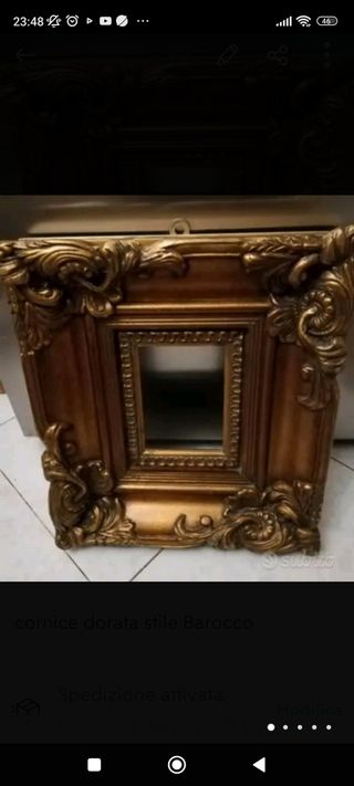 cornice stile barocco