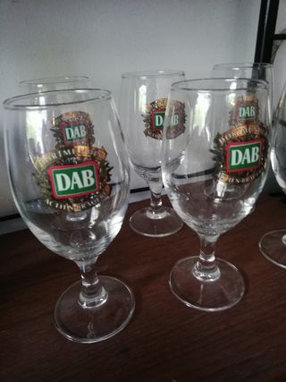 calici birra Dab vintage