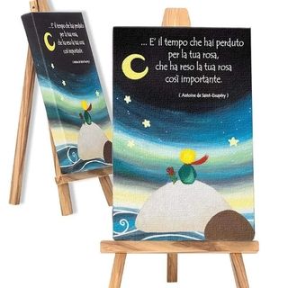 Quadro dipinto a mano Piccolo Principe