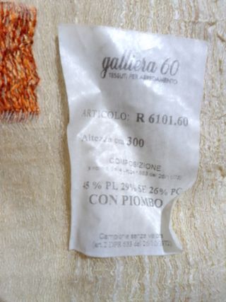 tende di una prestigiosa azienda anni 50 60