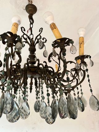 lampadario bronzo
