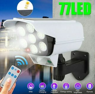 TELECAMERA FINTA PANNELLO SOLARE SENSORE