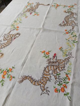 Tovaglia lino a mano