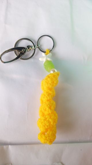 portachiavi a uncinetto