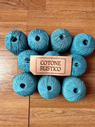 10 gomitoli 100% cotone