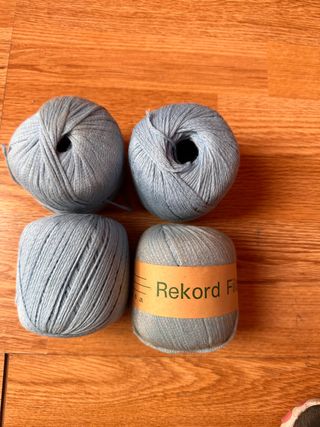 4 Gomitoli 100% cotone