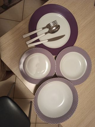 Set piatti in ceramica