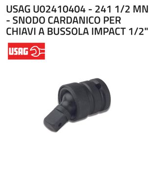 Snodo cardanico usag da 1/2 per chiavi a bussola