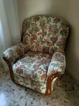 Poltrona fantasia floreale