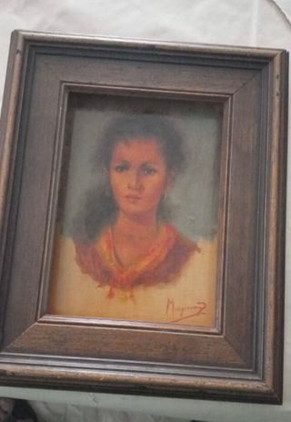 Quadro olio su tavola