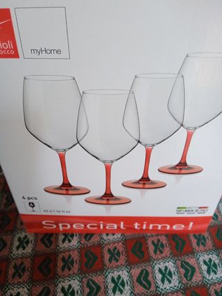 Set 4 bicchieri Bormioli