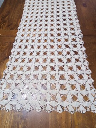 Striscia uncinetto a mano