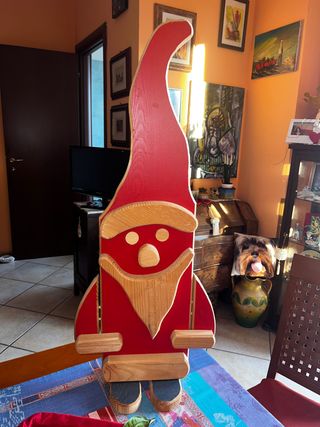 Babbo Natale in legno handmade