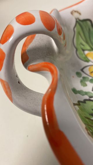 Vietri ciotola con manici