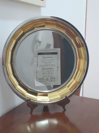 Gottinghen Vassoio Acciaio 18/10 Laminato Oro Zecc