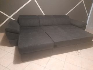 Divano letto con penisola