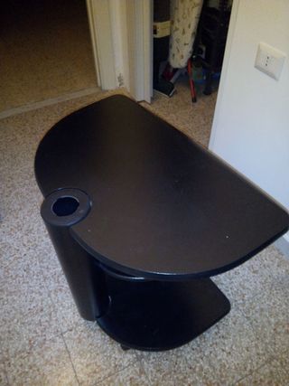 Tavolino  TV Meliconi nero