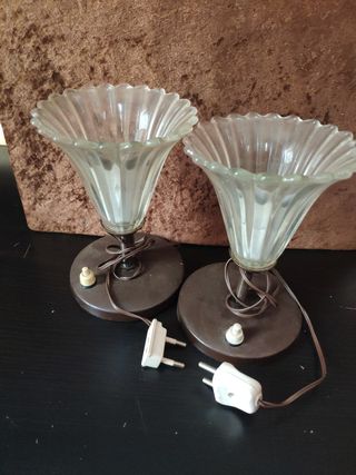 coppia di lampade antiche