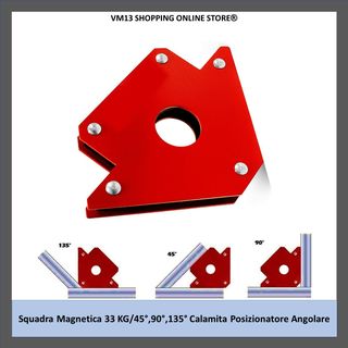Squadra Magnetica 33 KG/45°,90°,135°