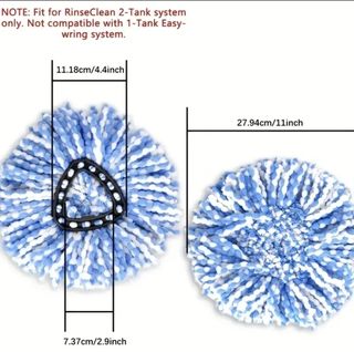 set 5 Ricambi mocio rotante pulizia pavimenti