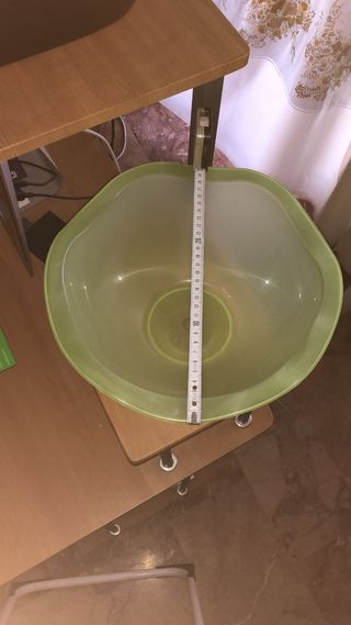 Grande ciotola insalatiera in plastica