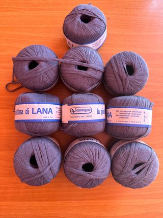 10 gomitoli di fettuccia