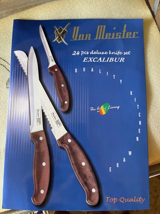 Valigetta con set di coltelli