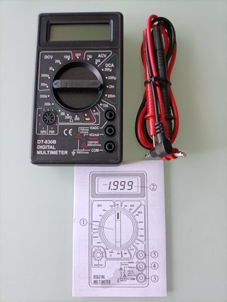 DT830B LCD multimetro digitale, amperometro...altr