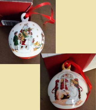 2 Palline Limited Edition Natale 2021 e 2022